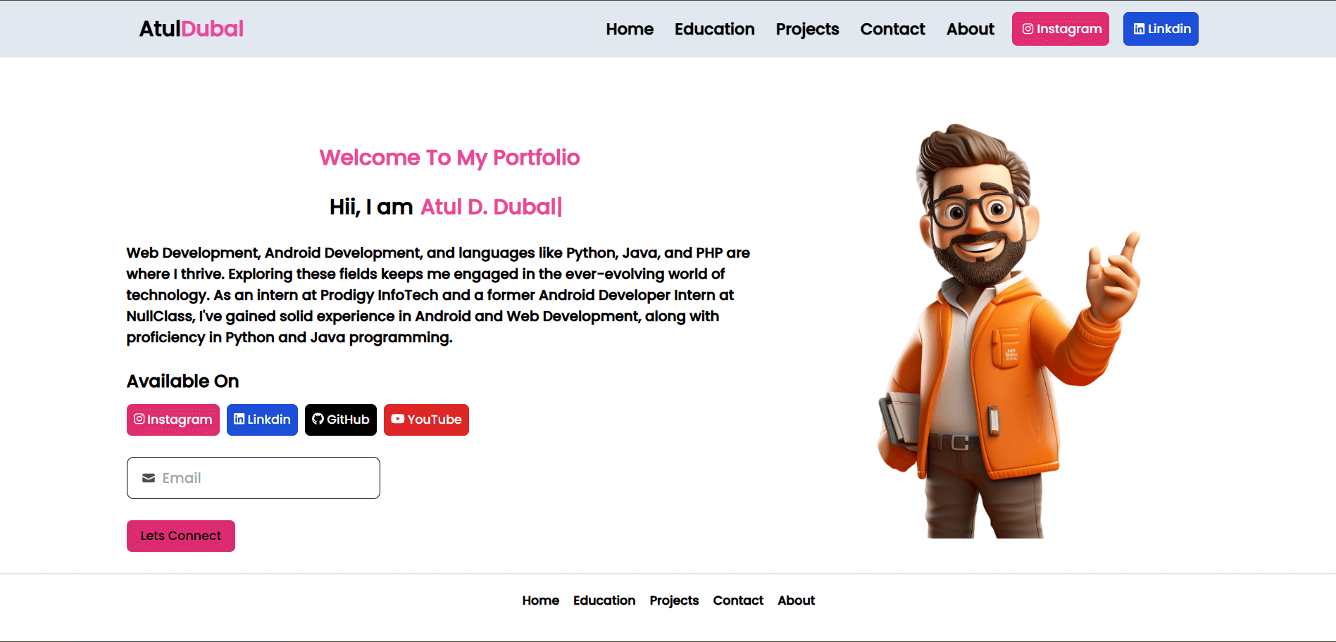 Atul Dubal | Software Developer Portfolio & Projects